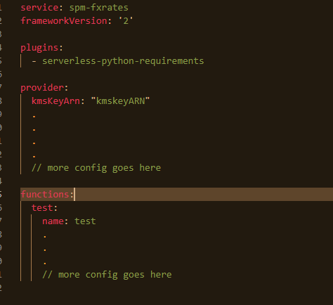 False positive error for environment variable encryption using query `serverless_function ...