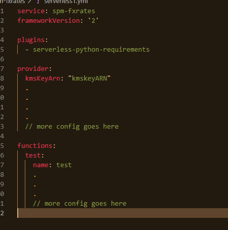 False positive error for environment variable encryption using query `serverless_function ...