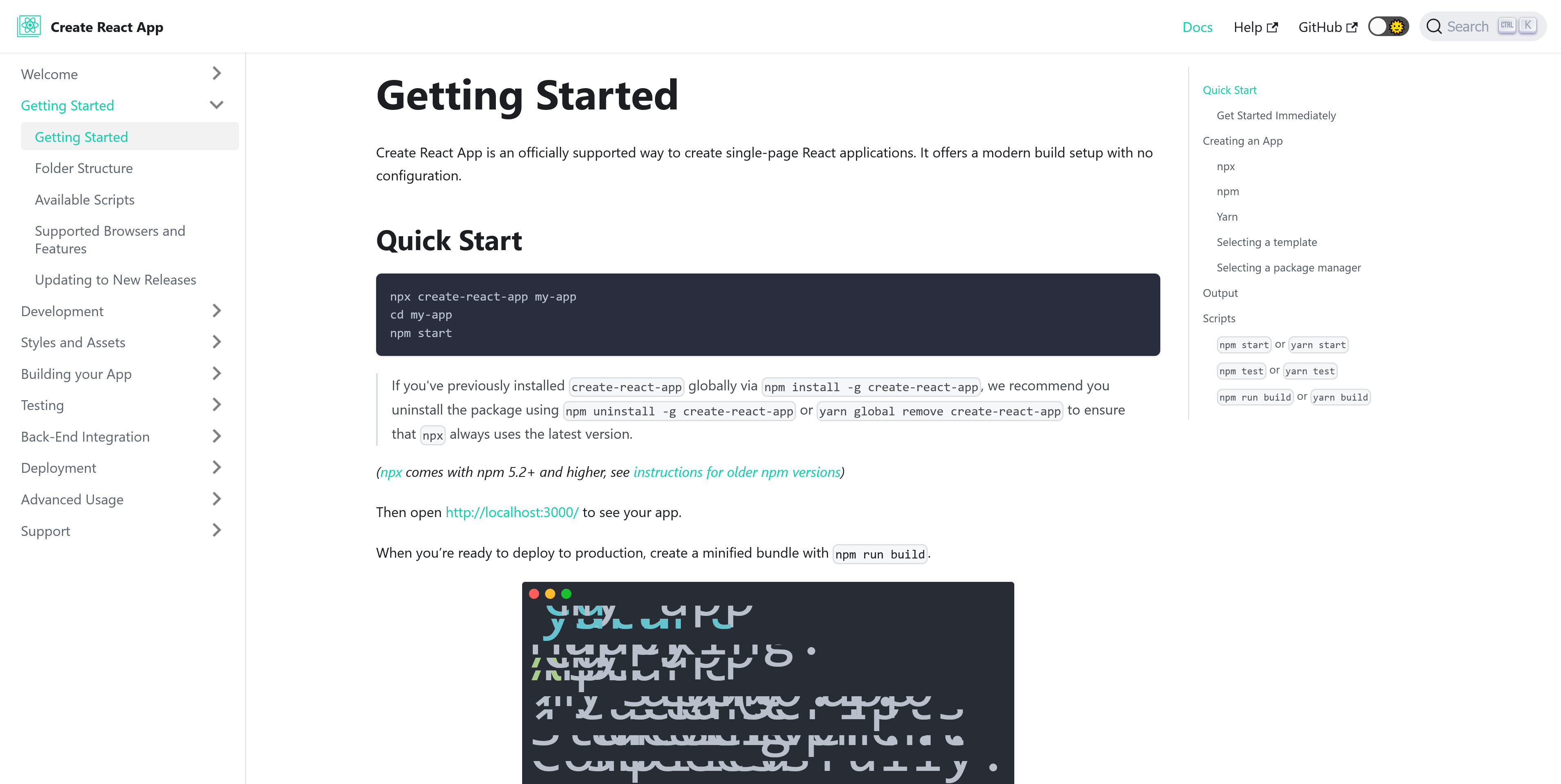 Documentation Code Examples Messed Up · Issue 11224 · Facebookcreate React App · Github