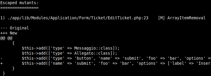 [Logs] Add colorful text log for CLI output · Issue #1810 · infection/infection · GitHub
