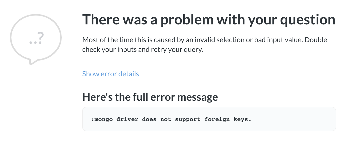 Support Mongodb Dbref As Foreign Key · Issue 14481 · Metabasemetabase · Github