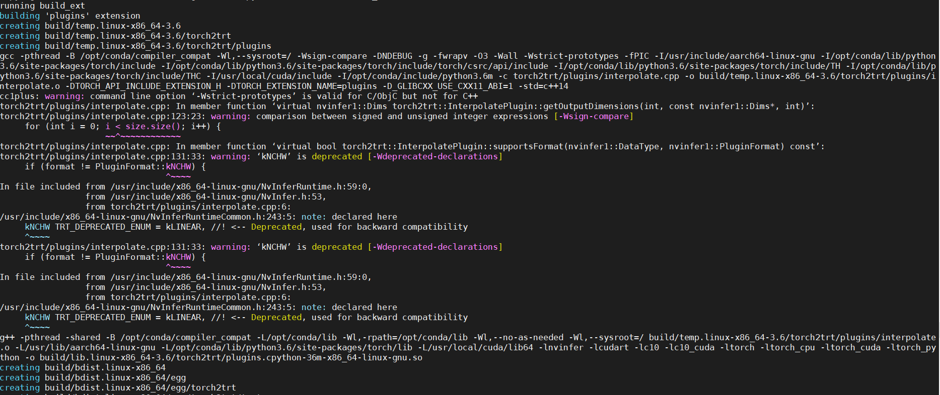 Install with plugins fail · Issue #331 · NVIDIA-AI-IOT/torch2trt · GitHub