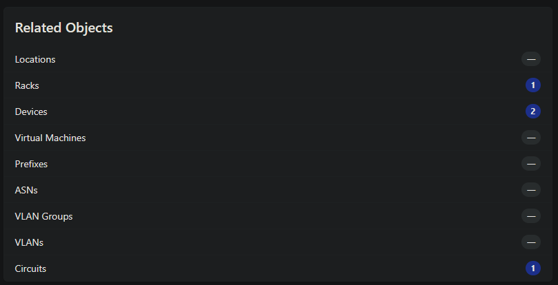 Add circuits to site detail page · Issue #12454 · netbox-community/netbox · GitHub