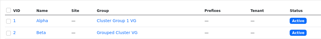 Unable to select VLANs on Device Interfaces where they are scoped by Cluster or Cluster Groups ...