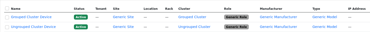 Unable to select VLANs on Device Interfaces where they are scoped by Cluster or Cluster Groups ...