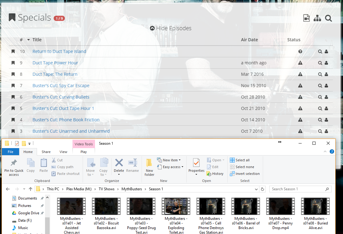 ParsingService Unable to find MythBusters Episodes · Issue #2047 · Sonarr/Sonarr · GitHub