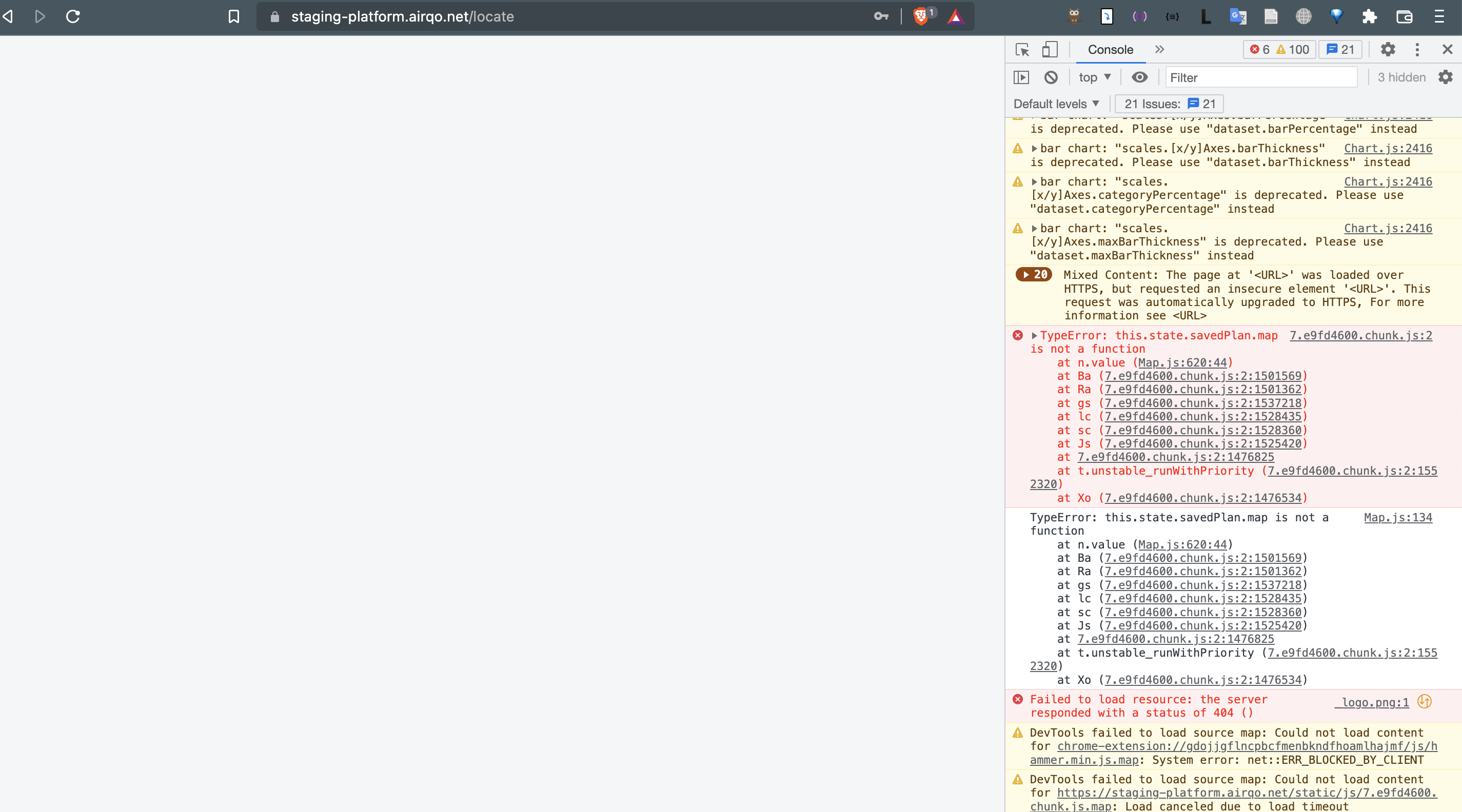 [locate] Cannot open saved planning space · Issue #616 · airqo-platform/AirQo-frontend · GitHub