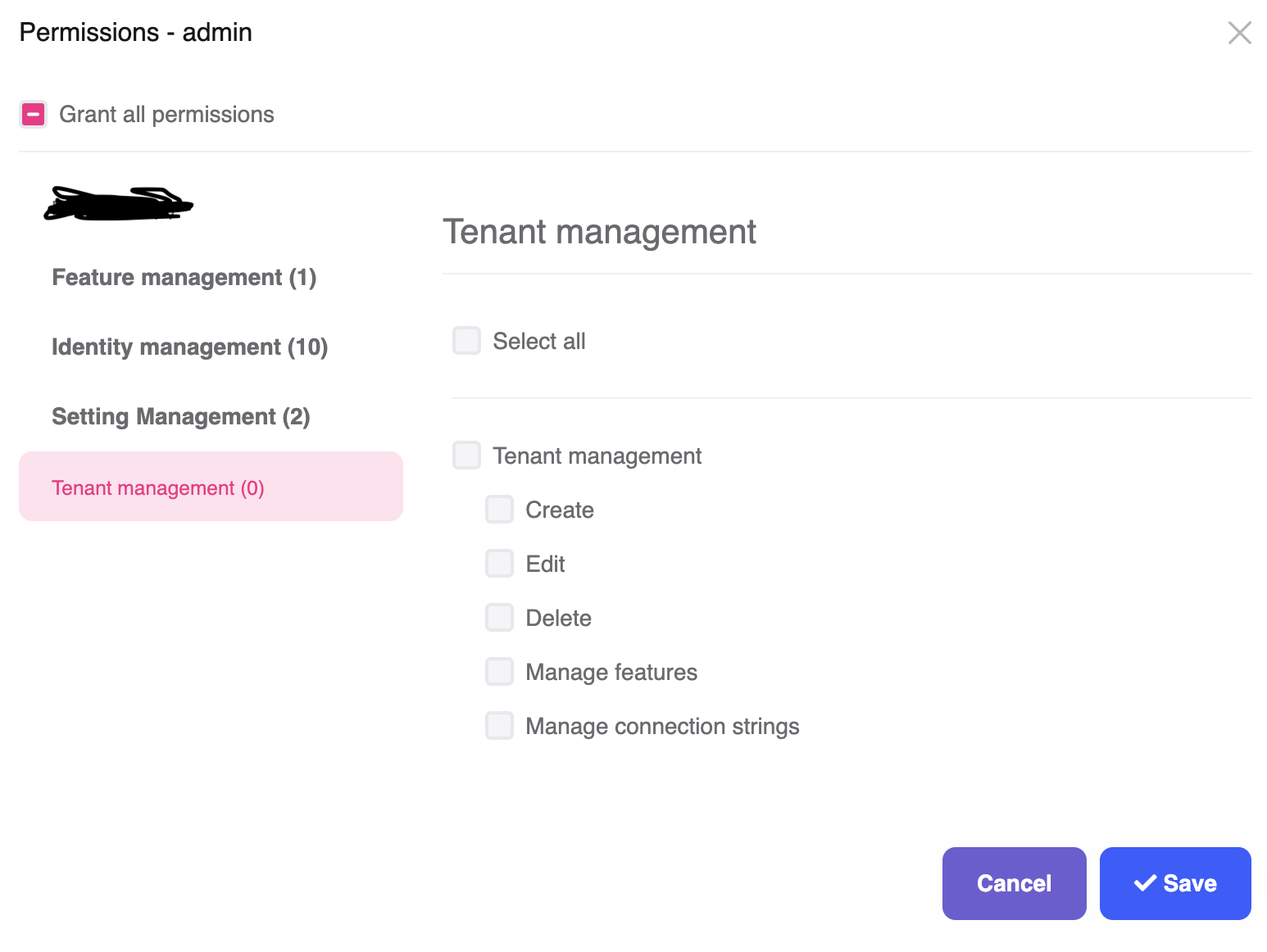 How to remove tenant UI part in permission session? · Issue #15197 · abpframework/abp · GitHub
