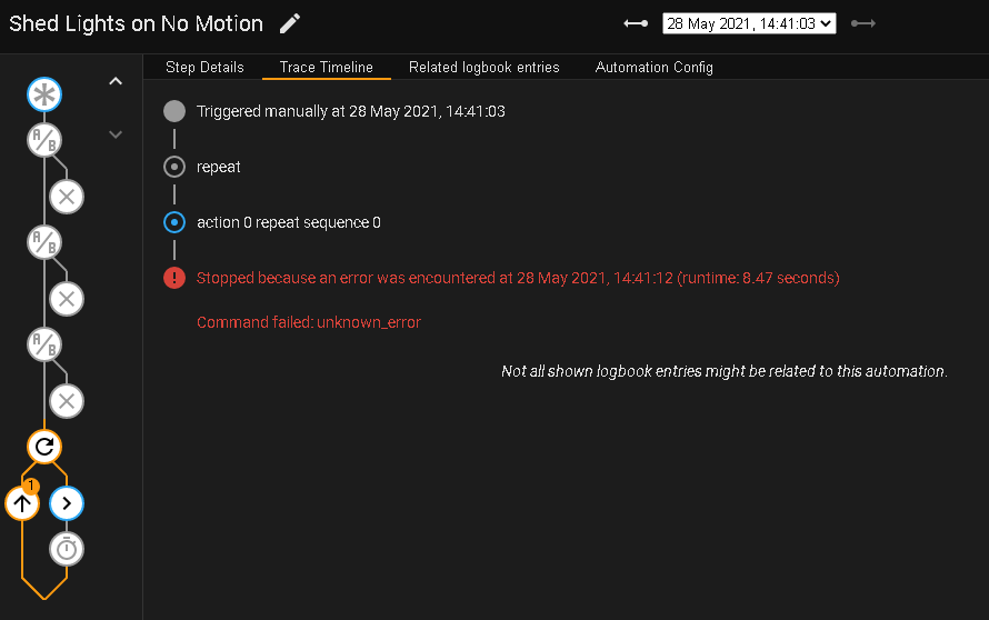 Exception during service call against Dead device · Issue #188 · hassio ...