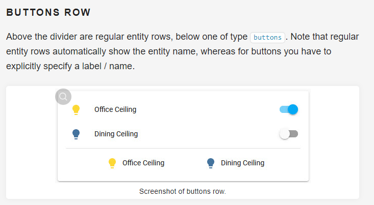 Revert Button Row To Previous Design Discussion · Issue 11373 · Home Assistantfrontend · Github