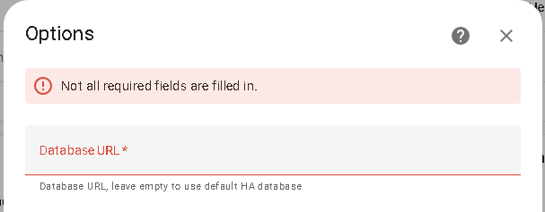 SQL: decline empty DB URL on reconfigure · Issue #77747 · home-assistant/core · GitHub
