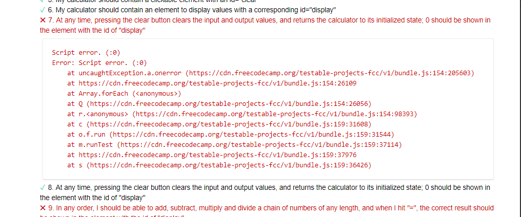 Test for Calculator in Front-End Libraries projects is broken · Issue ...