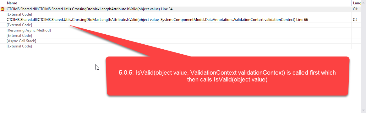 Overriding ValidationAttribute with a ValidationContext broken in 5.0.6 · Issue #1260 ...