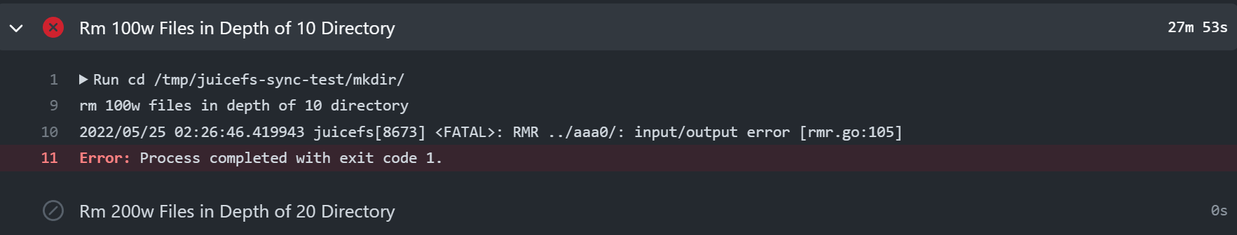 rm failed because "error: database is locked" · Issue #2094 · juicedata/juicefs · GitHub