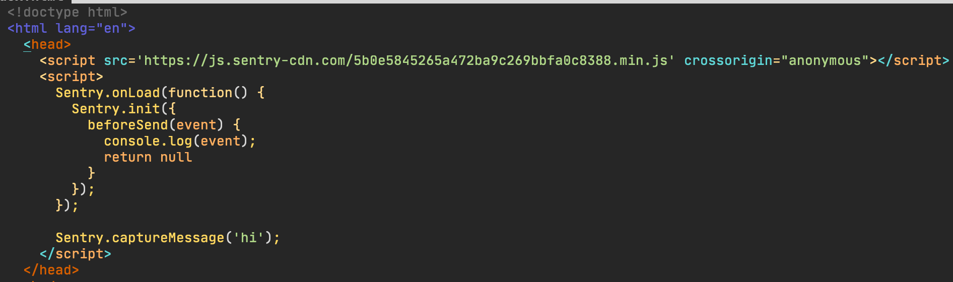 Loader ignores the `ignoreErrors` and `beforeSend` options in `init ... Loader ignores the `ignoreErrors` and `beforeSend` options in `init ...
