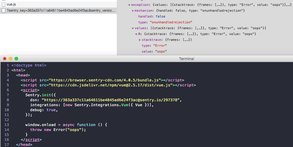 Unhandled promise rejections don't appear to be captured in Chrome ...