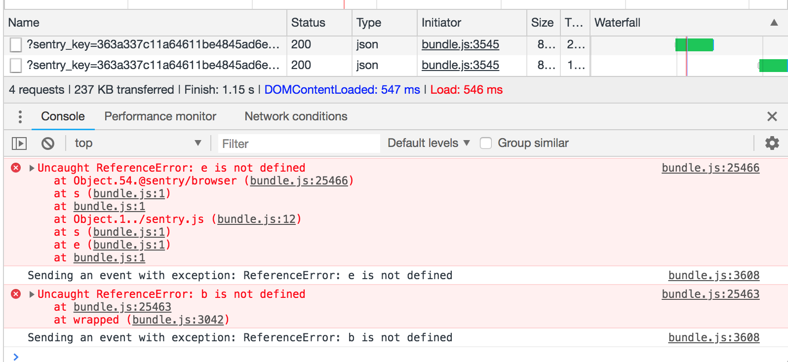 No way to tell when `Sentry.init()` is complete · Issue #1612 · getsentry/sentry-javascript · GitHub