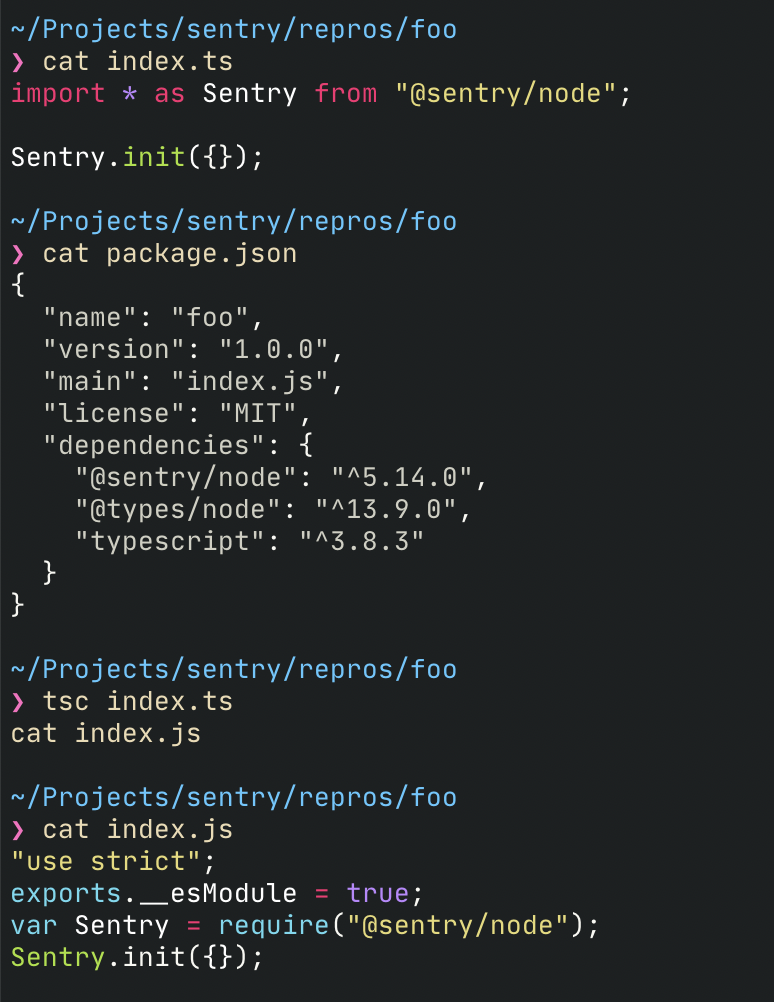 @sentry/node should not required typescript dom lib · Issue #2489 ...