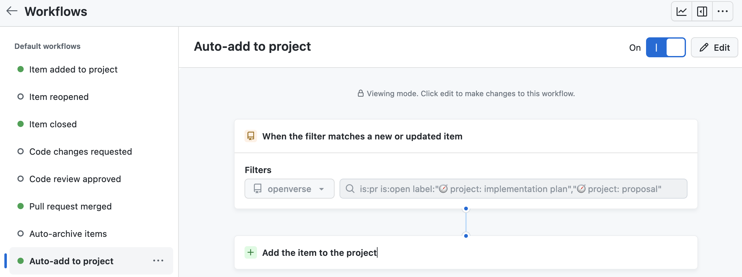 Add automation for projects · Issue #1168 · WordPress/openverse · GitHub