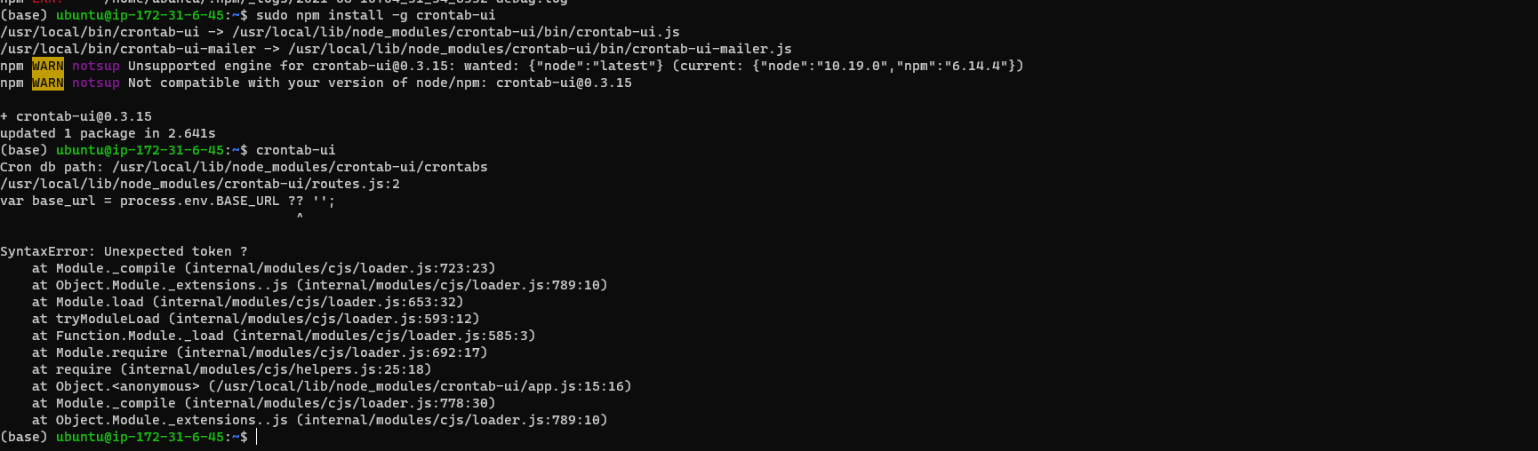 Error Installing Jobs · Issue 166 · Alseambusher Crontab Ui · Github