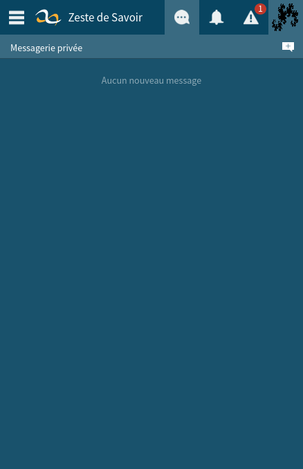 Besoin de scroller énormément pour accéder à la liste des messages ...