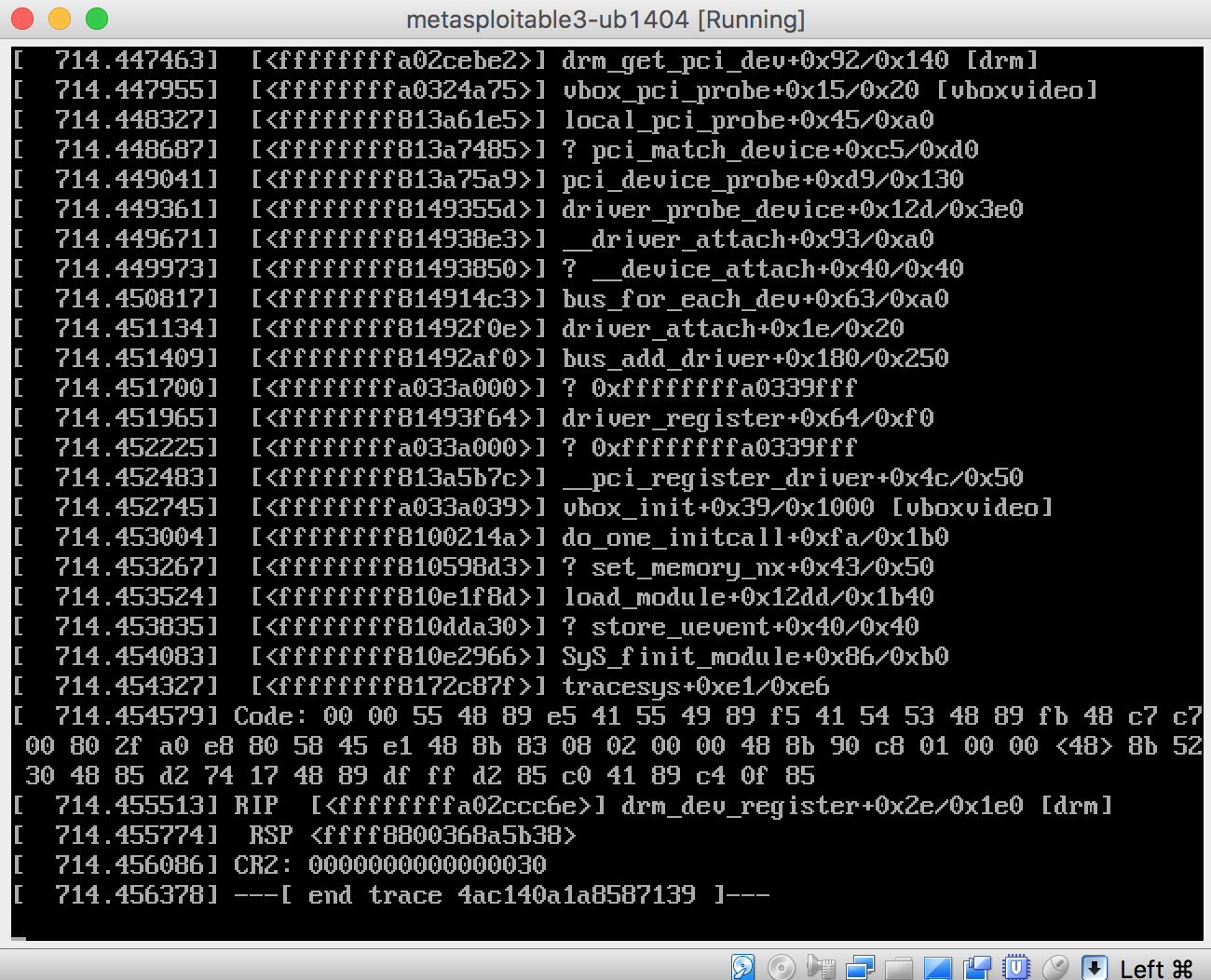 Ubuntu1404 failing to build at vmtools phase. Kernel Panic Looks like. · Issue #318 · rapid7 ...