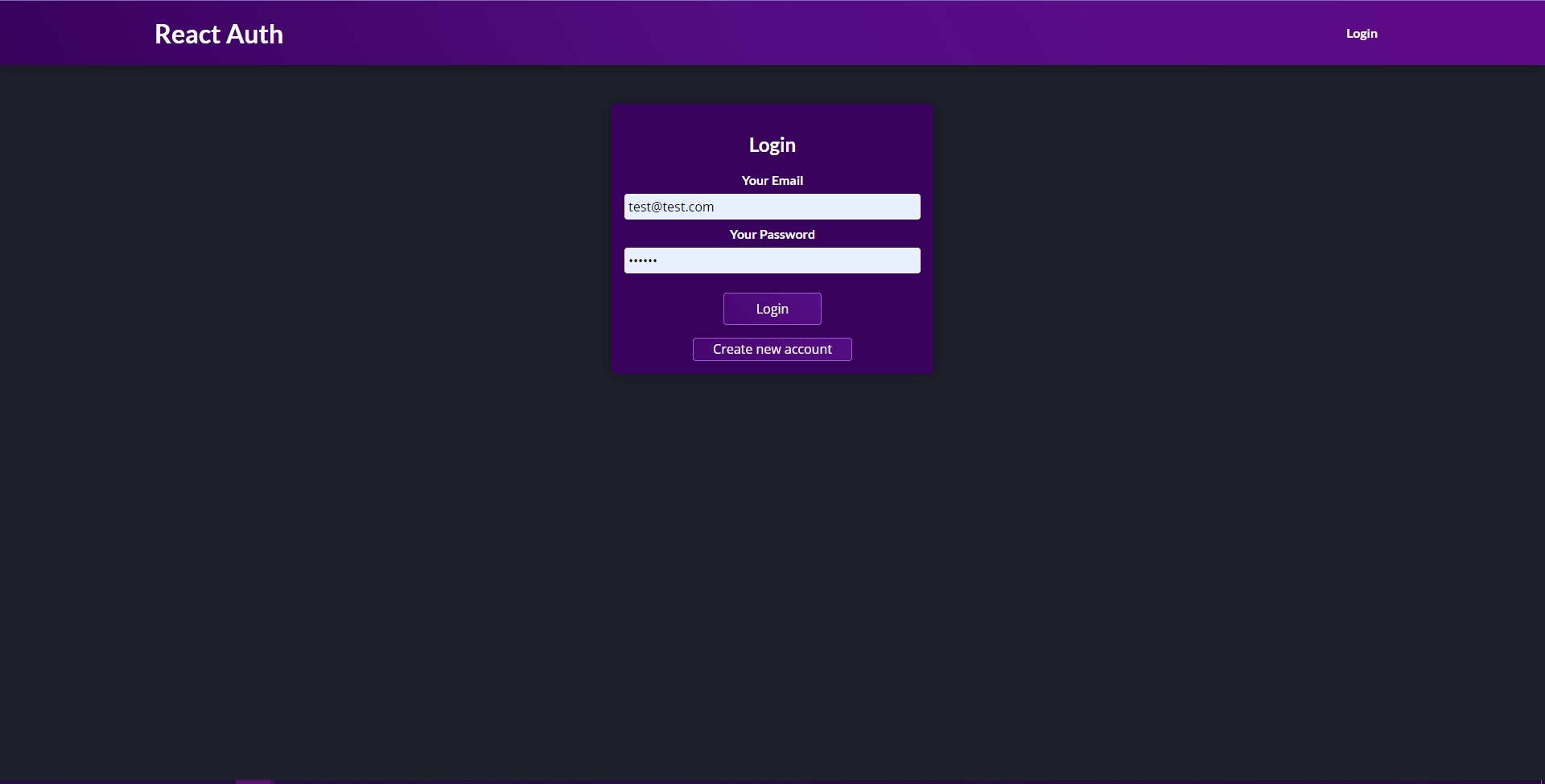 GitHub - Nothile-Moyo-Git/react-auth: My React Authentication App. More information will follow!