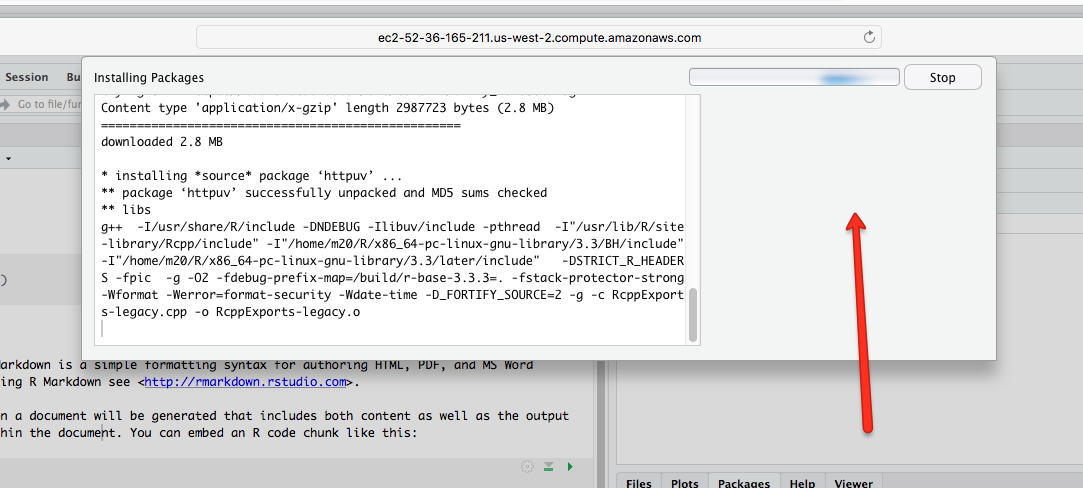 Safari - Installing Packages popup formatting incorrectly · Issue #4485 · rstudio/rstudio · GitHub
