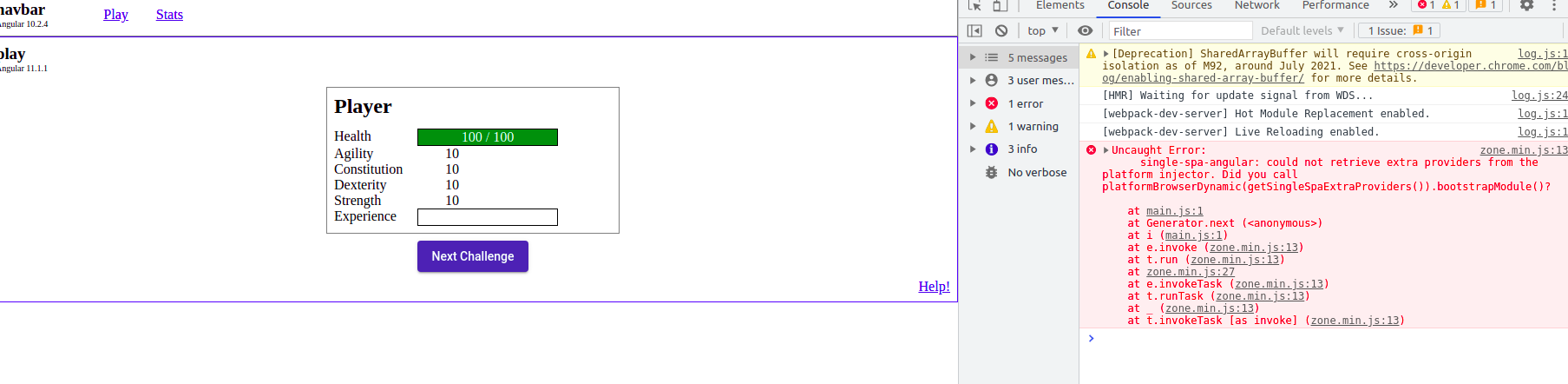 Sharing Angular with Ivy throws: "Class constructor BrowserPlatformLocation cannot be invoked ...