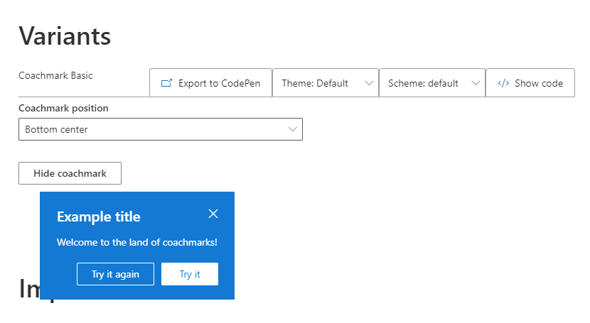Center DirectionalHint renders TeachingBubble too far to one side · Issue #18629 · microsoft ...