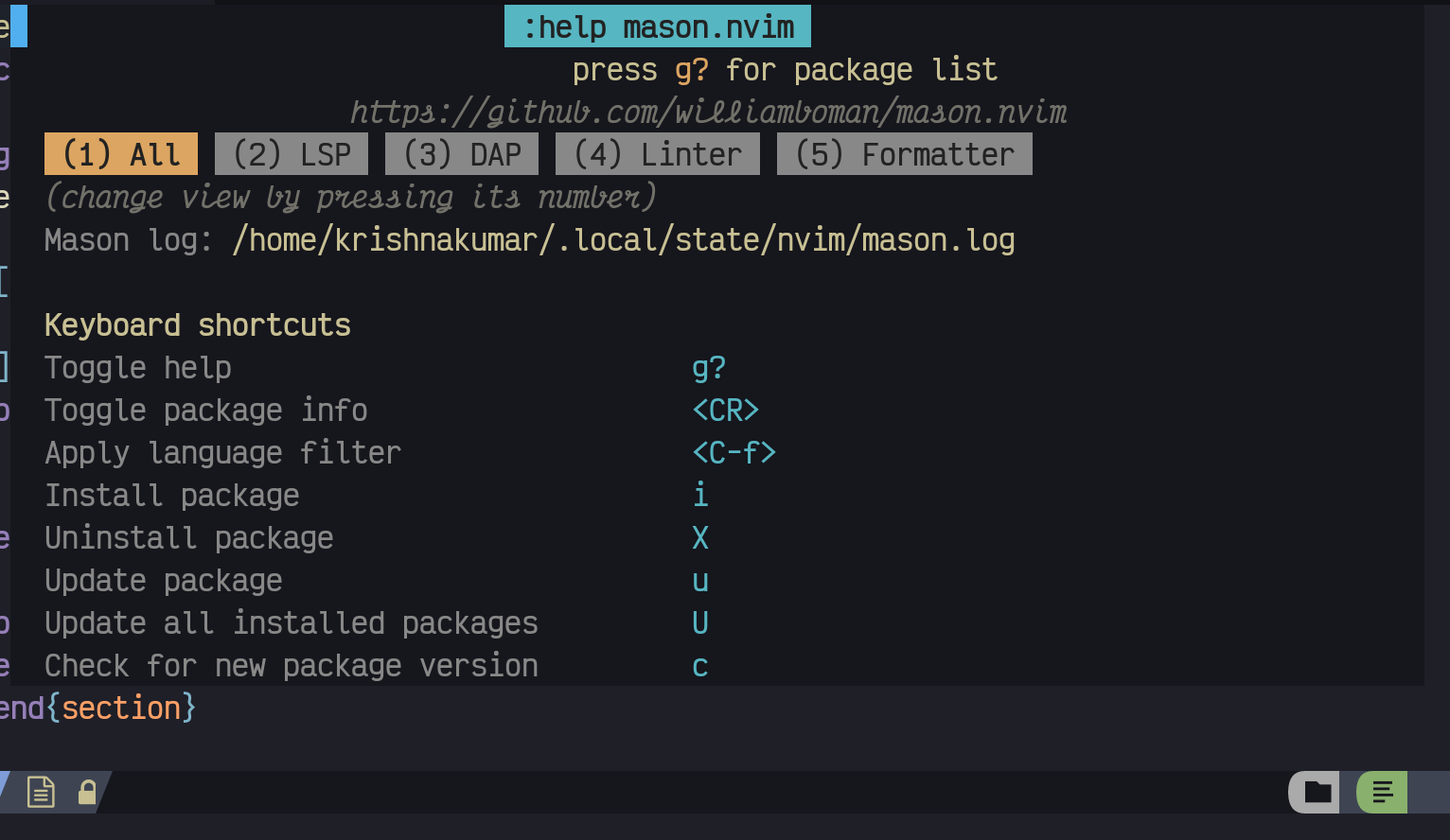 For the Toc, help instructions/legend keys could be moved to the lower half of the toc window ...