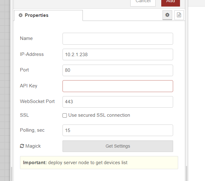Getting "Not connect." when trying to add deCONZ API · Issue #102 · deconz-community/node-red ...