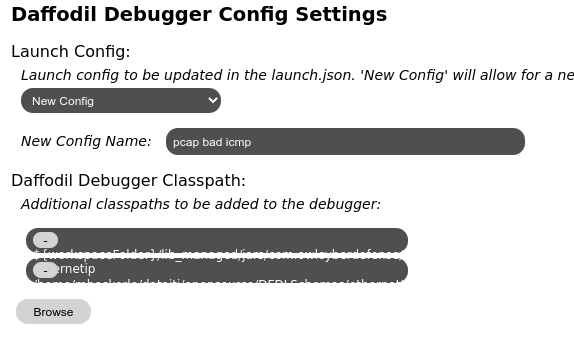 launch wizard text layout - can't read some things · Issue #672 · apache/daffodil-vscode · GitHub