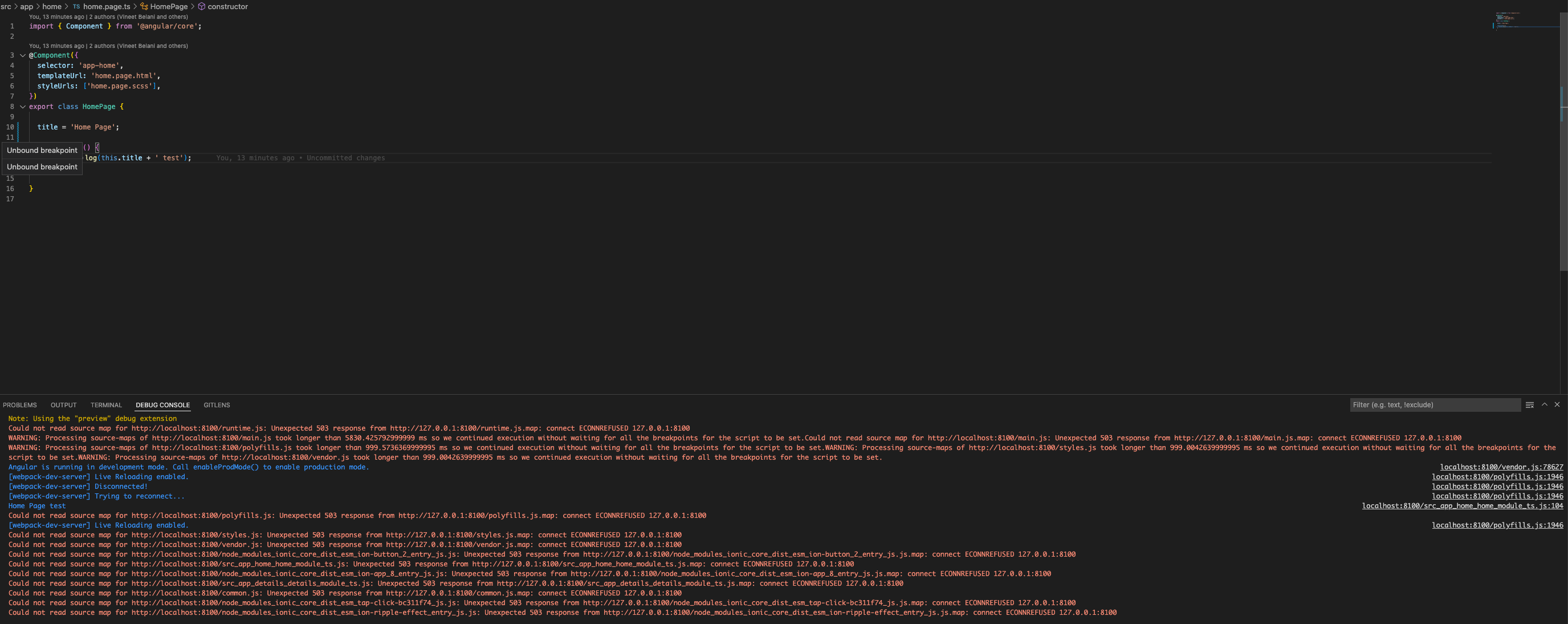 Error when trying to debug an Ionic App on my MacOS · Issue #1267 ...