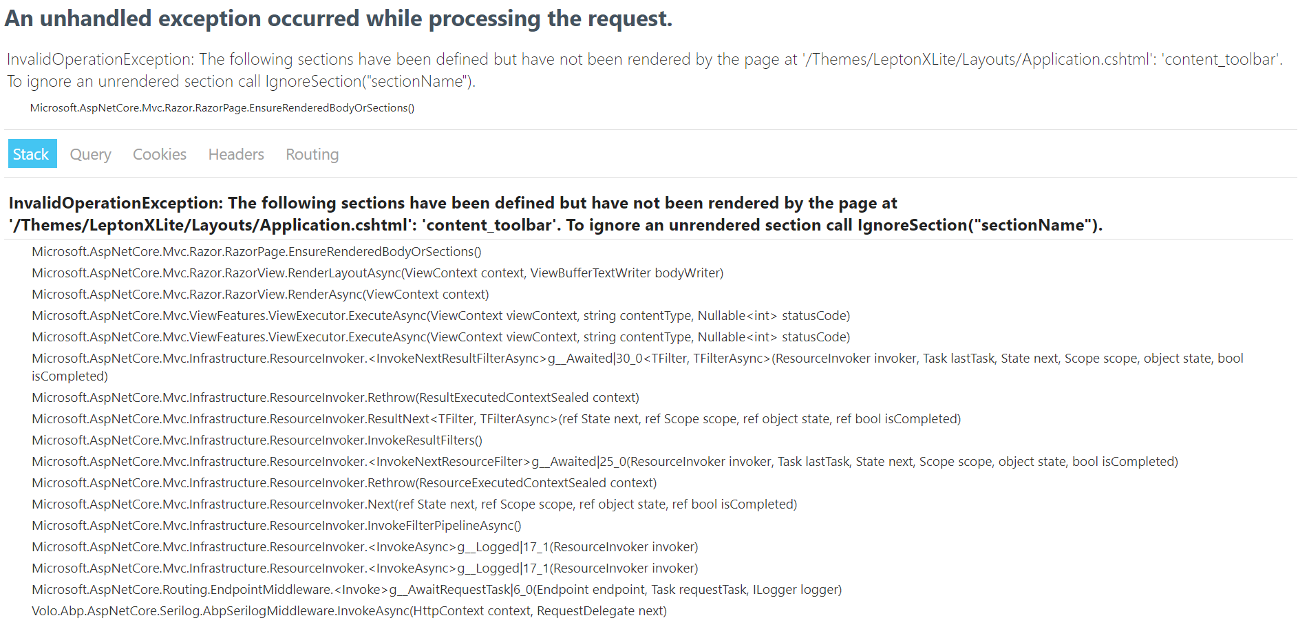 when using LetonXLite theme CmsKit breaks beucase it uses the content_toolbar · Issue #13453 ...