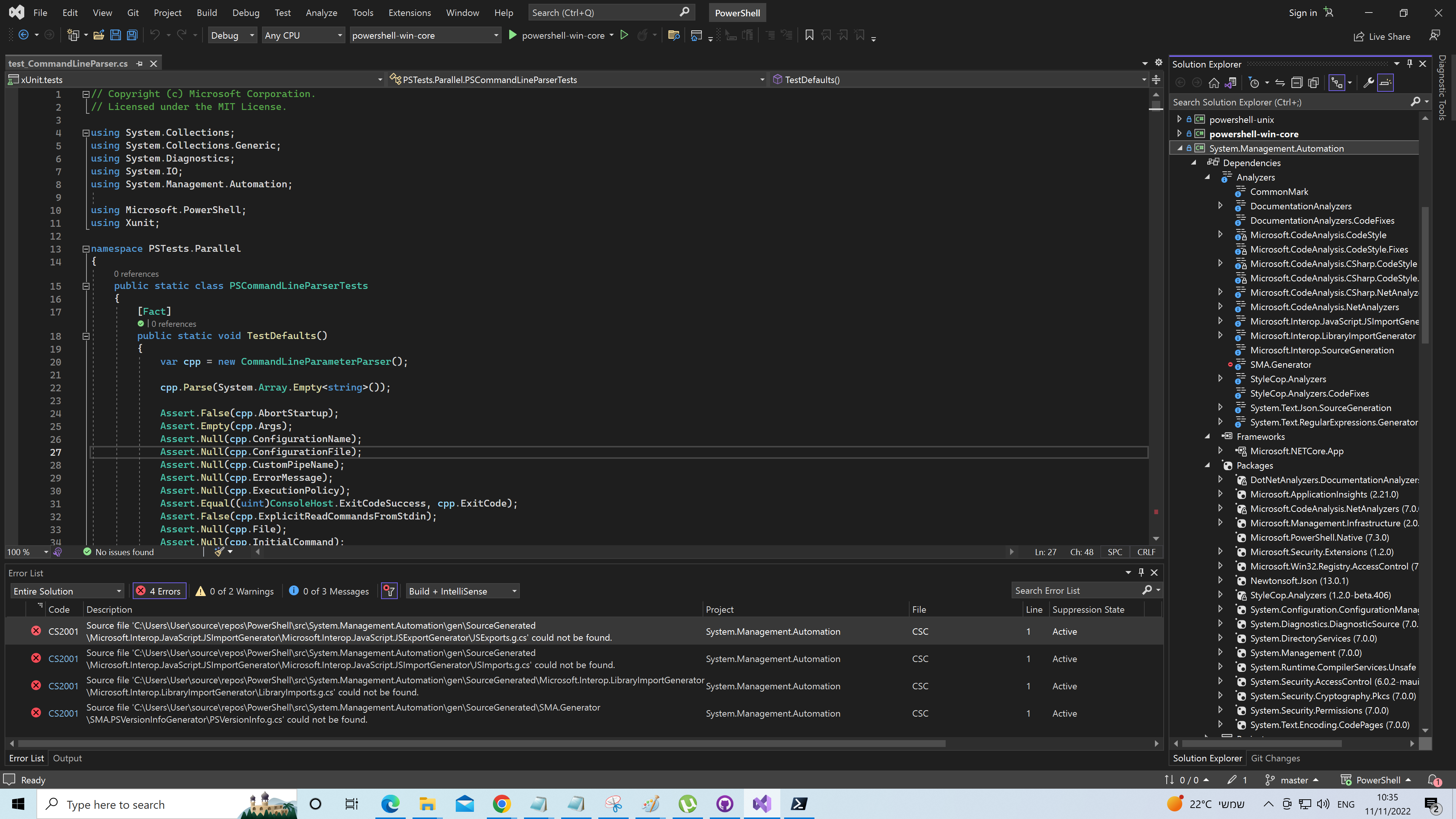Building the solution · PowerShell PowerShell · Discussion #18533 · GitHub