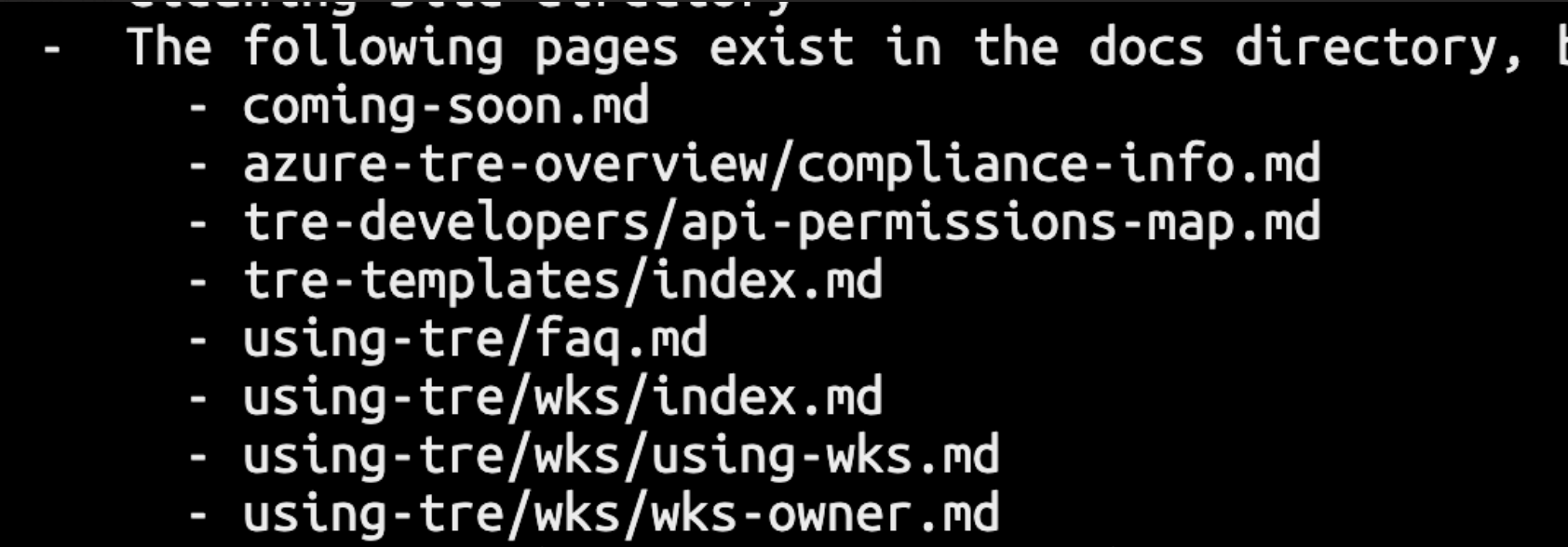 Docs Missing From Navigation · Issue 3422 · Microsoftazuretre · Github