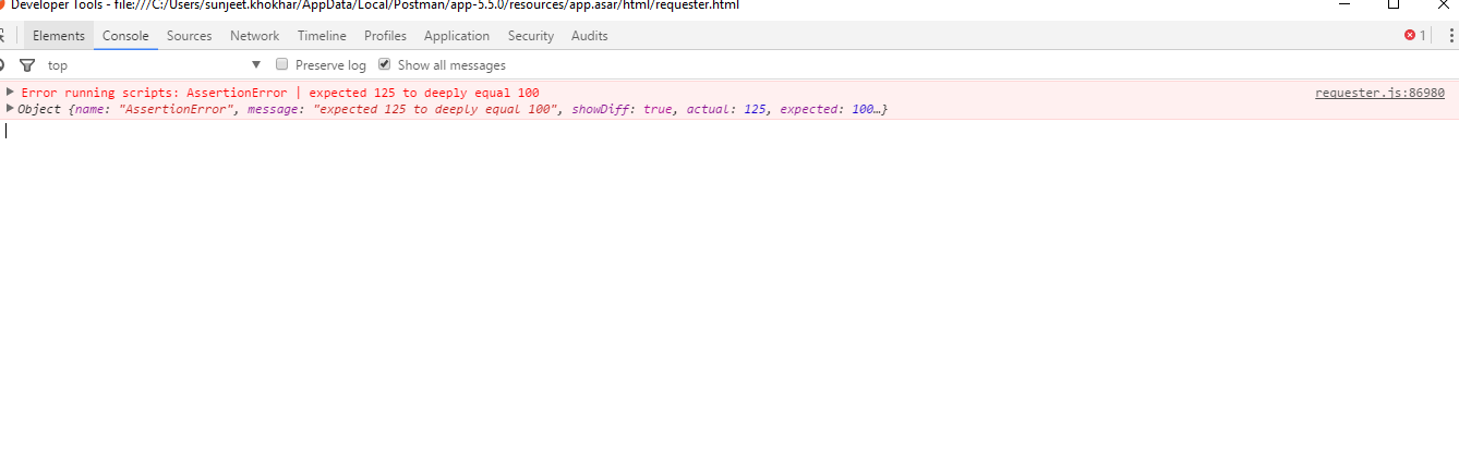 Debug output not being printed in Console · Issue #4332 · postmanlabs/postman-app-support · GitHub