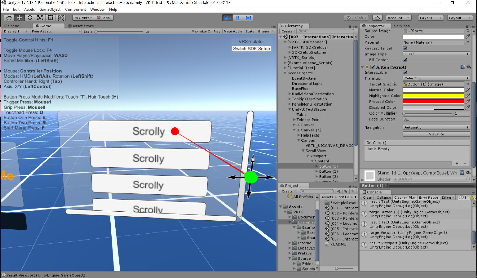 UI elements do not properly react to pointer · Issue #1919 ...