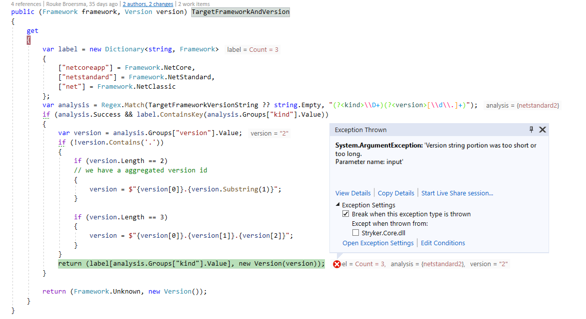 Fail gracefully on incorrect targetframework in csproj · Issue #861 · stryker-mutator/stryker ...
