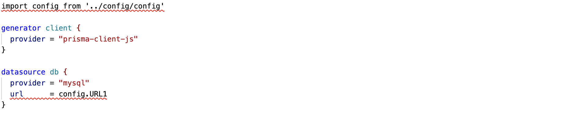 Databases URL in a separate Files (Instead of .env) · prisma prisma ...