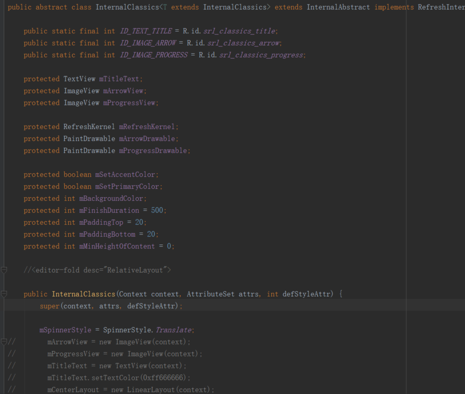 怎么注释了？ · Issue #921 · scwang90/SmartRefreshLayout · GitHub