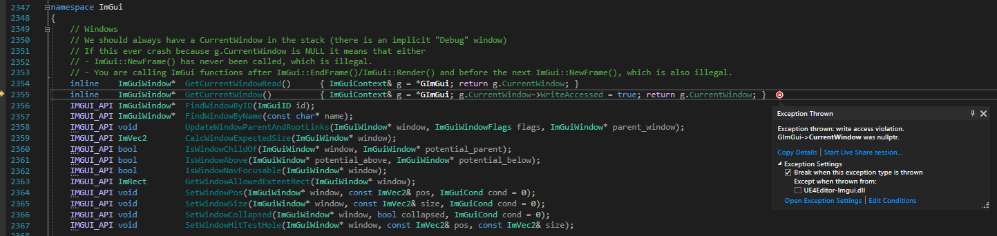 MessageDialog 会导致 Imgui 崩溃 · Issue #4 · ZhuRong-HomoStation/UEImgui · GitHub
