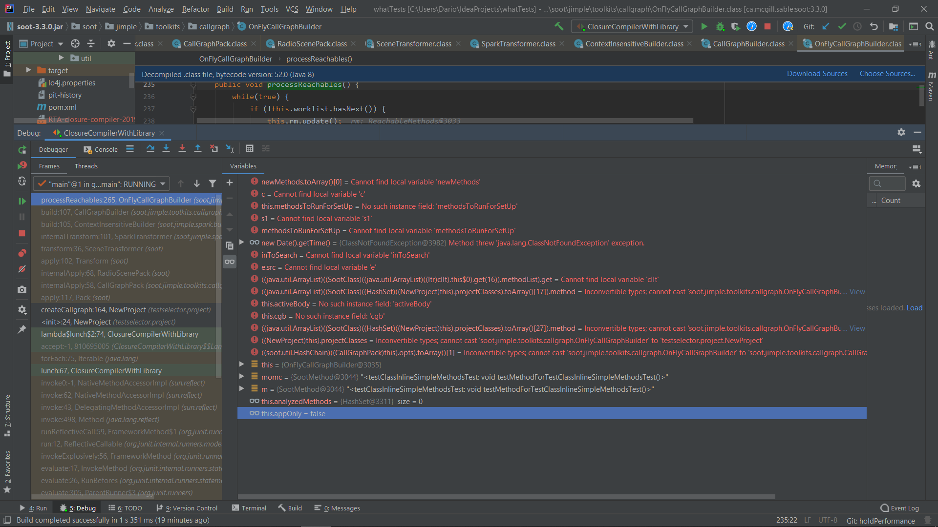 Apponly Option Set False Also If It S Set True · Issue 1244 · Soot Oss Soot · Github