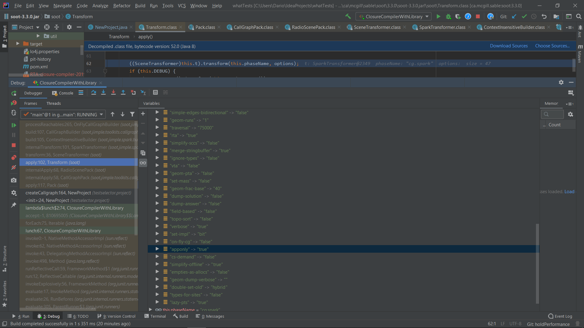 apponly option set false also if it's set true. · Issue #1244 · soot-oss/soot · GitHub