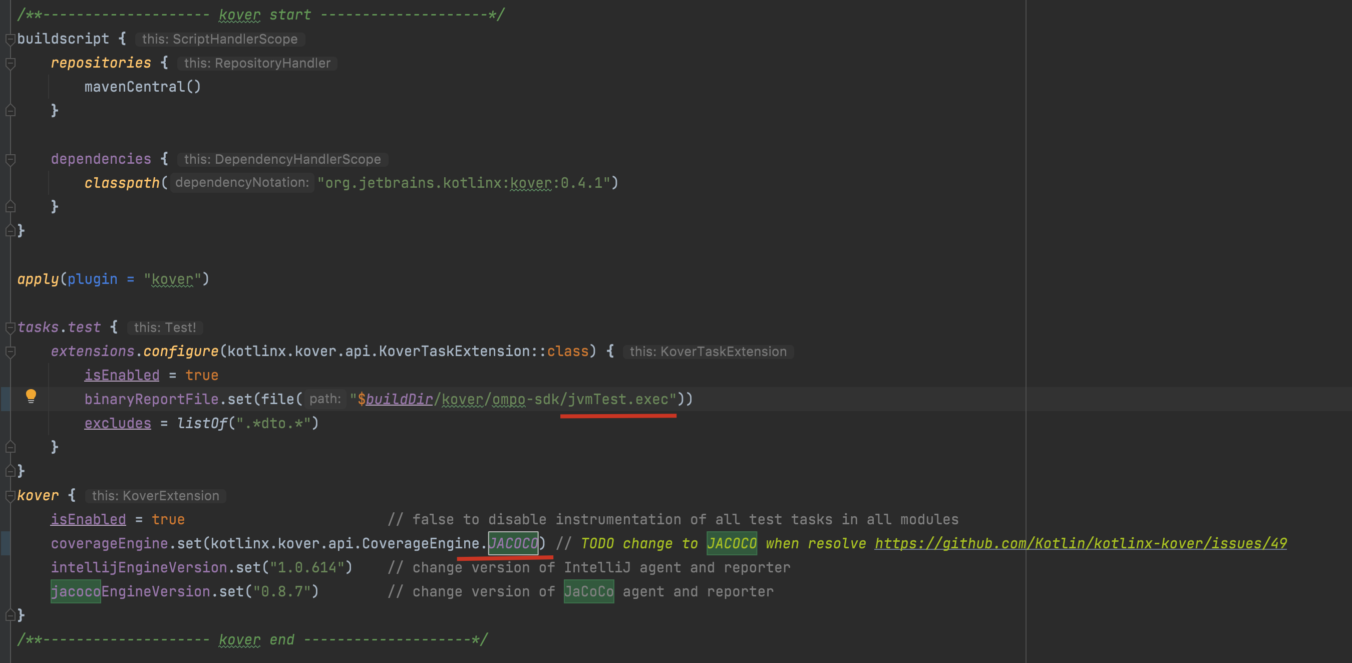 Failed report with Jacoco (InvocationTargetException) · Issue #49 · Kotlin/kotlinx-kover · GitHub