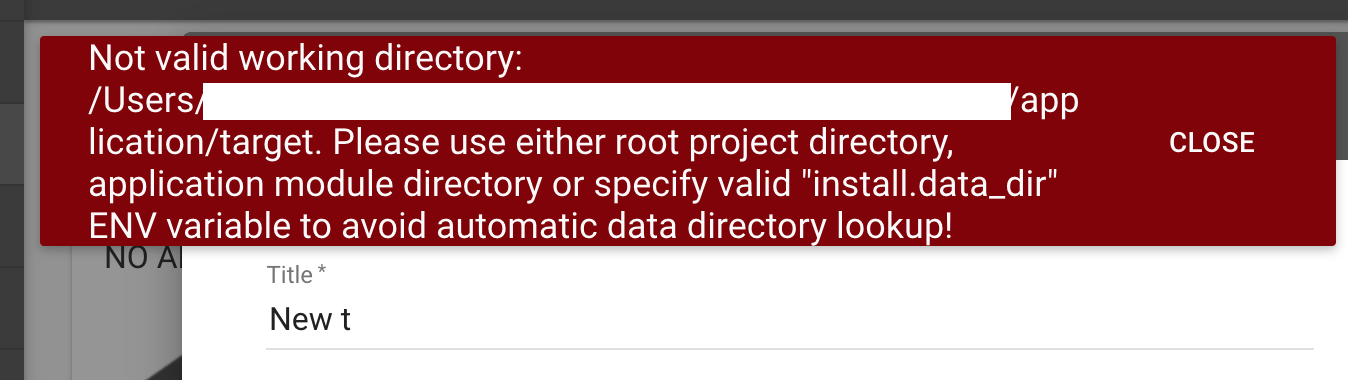 Not a valid working directory error · Issue #1732 · thingsboard/thingsboard · GitHub