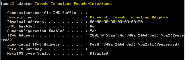 开启ipv6过程中找不到有Teredo Tunneling Pseudo-Interface描述的隧道适配器 · Issue #6972 · XX-net/XX-Net · GitHub