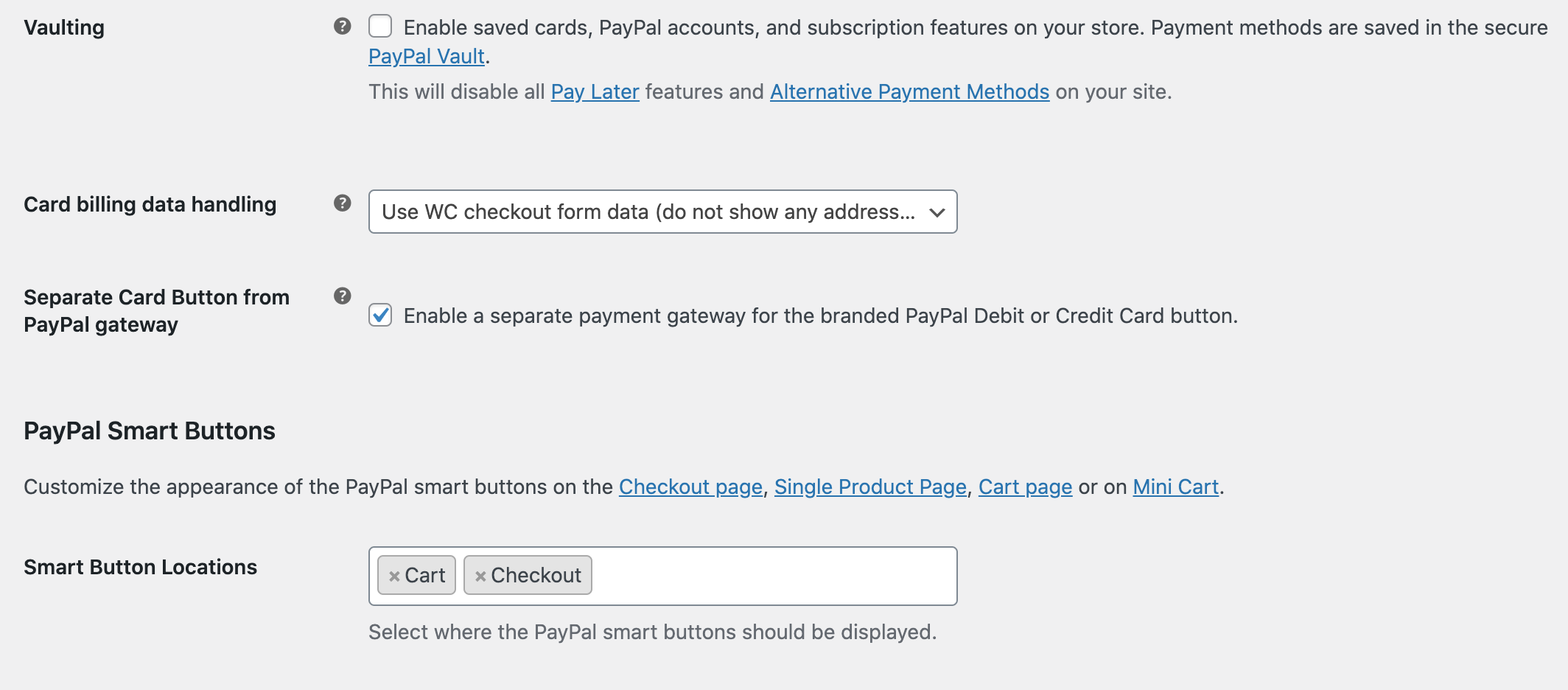 PayPal Smart Payment Buttons not showing · Issue #1227 · woocommerce/woocommerce-paypal-payments ...