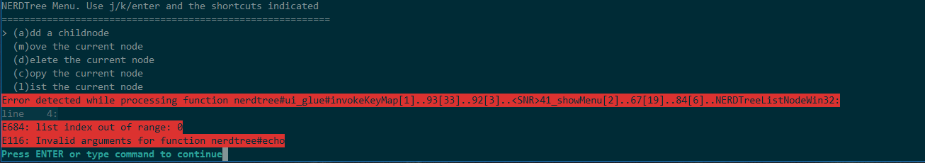Cannot list a directory that has a space in the name · Issue #726 · preservim/nerdtree · GitHub